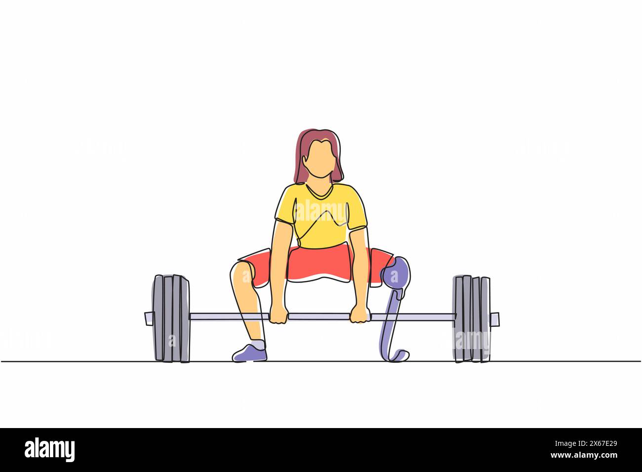 Female bodybuilding athlete in Cut Out Stock Images & Pictures - Alamy