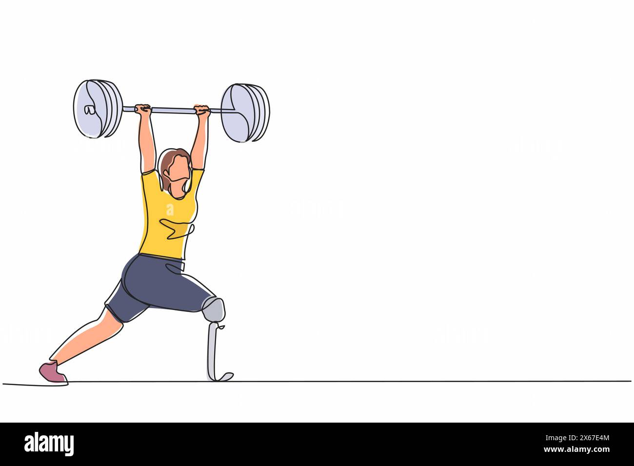 Lifting one leg up Stock Vector Images - Alamy