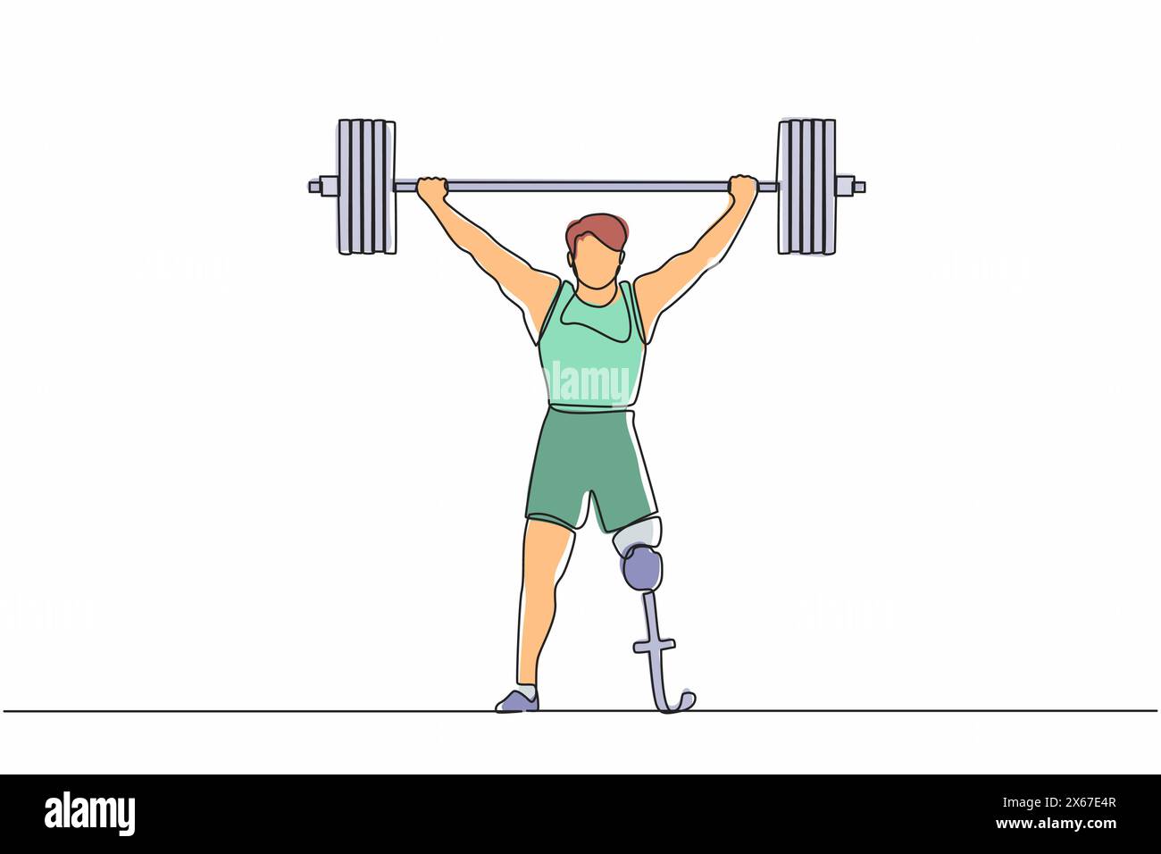 Lifting their hand their head Stock Vector Images - Alamy