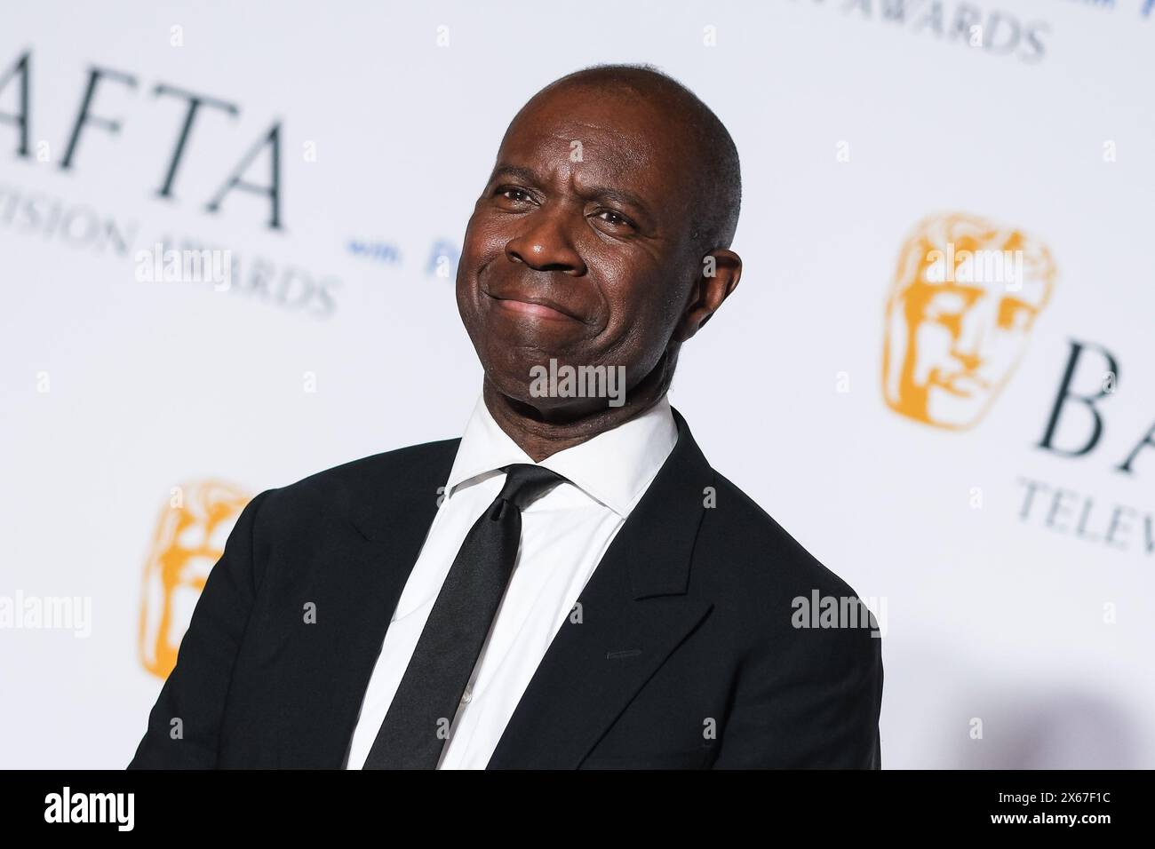 London, UK. 12th May, 2024. Clive Myrie photographed backstage in the ...