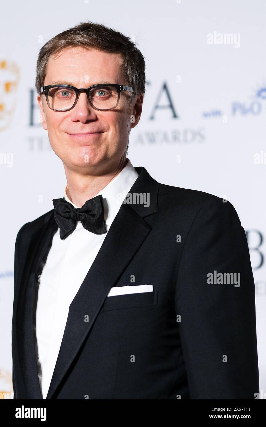 London, UK. 12th May, 2024. Stephen Merchant photographed backstage in ...