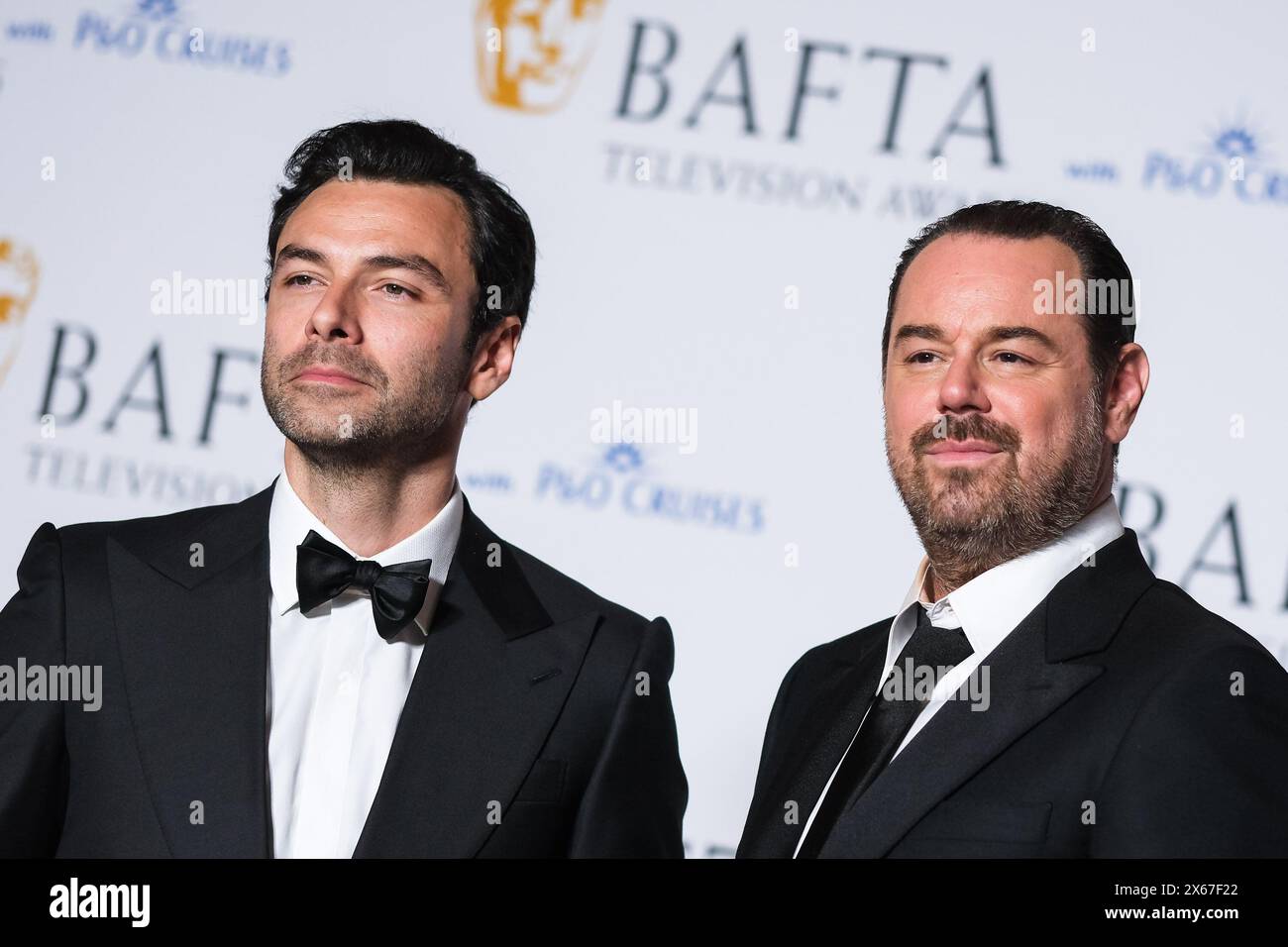 London, UK. 12th May, 2024. Aiden Turner and Danny Dyer photographed ...