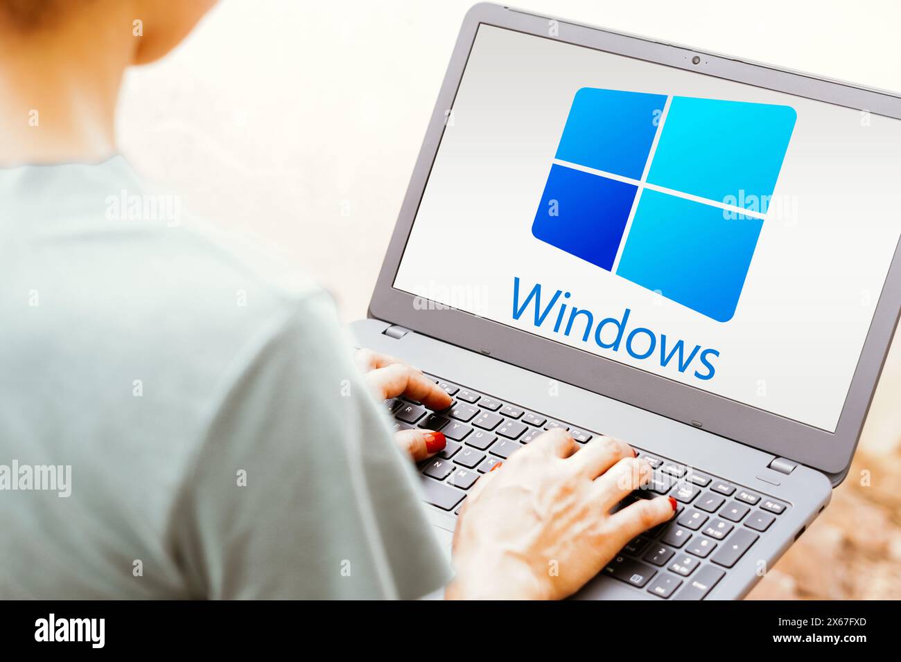 Microsoft windows logo hi-res stock photography and images - Alamy