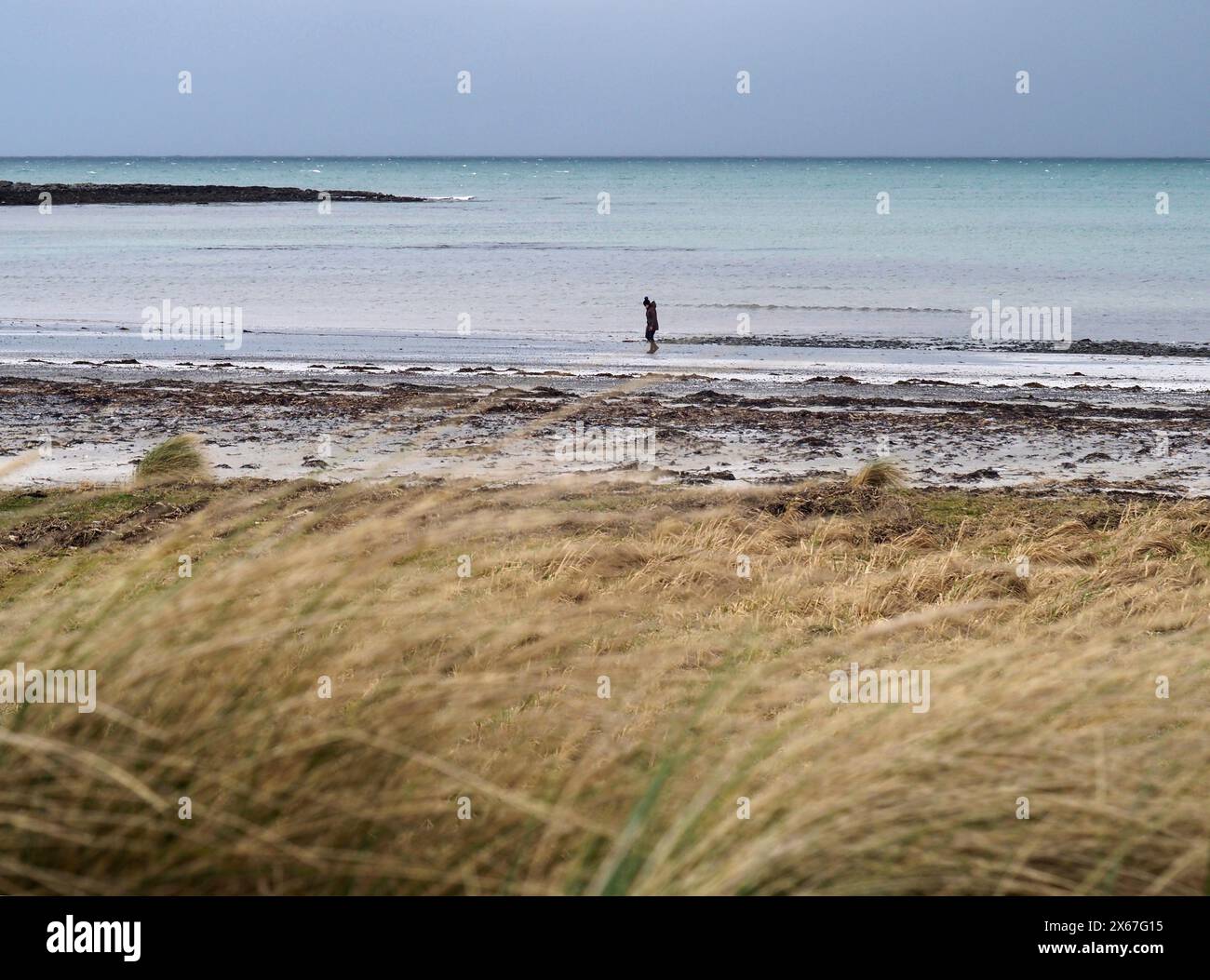 Beach and dunes, Gualan, South Uist, Outer Hebrides, Scotland Stock ...