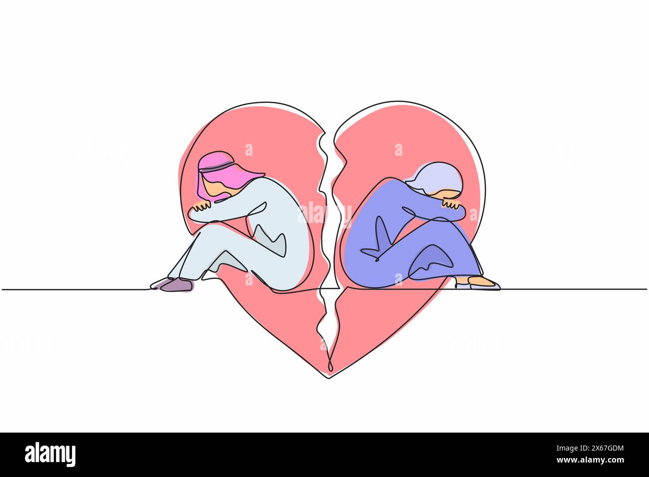 Sad man sit on abstract hi-res stock photography and images - Alamy