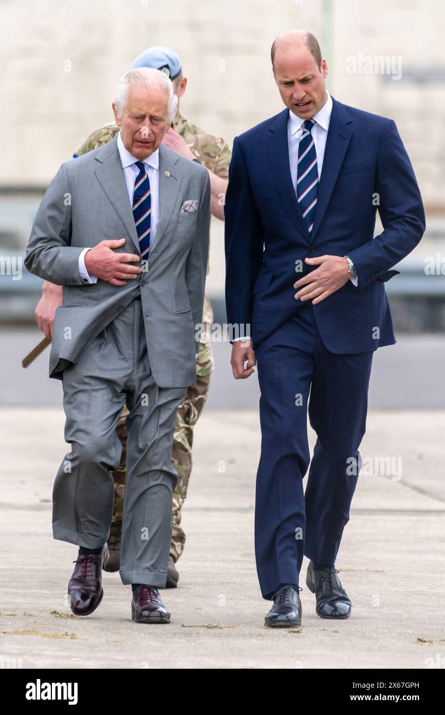 Middle Wallop, UK, 13 May, 2024. His Majesty King Charles III ...