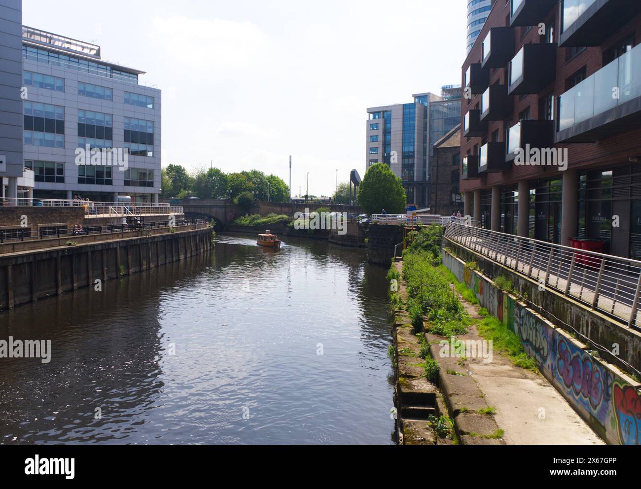 The River Aire, Leeds, Yorkshire Stock Photo - Alamy