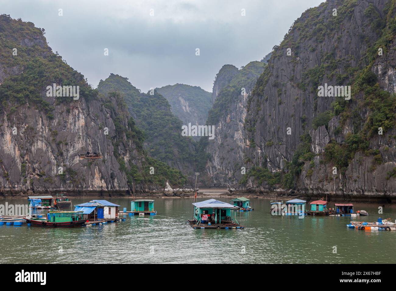 Vietnam, Bai Chay, Halong Bay, View of the Bay Stock Photo - Alamy