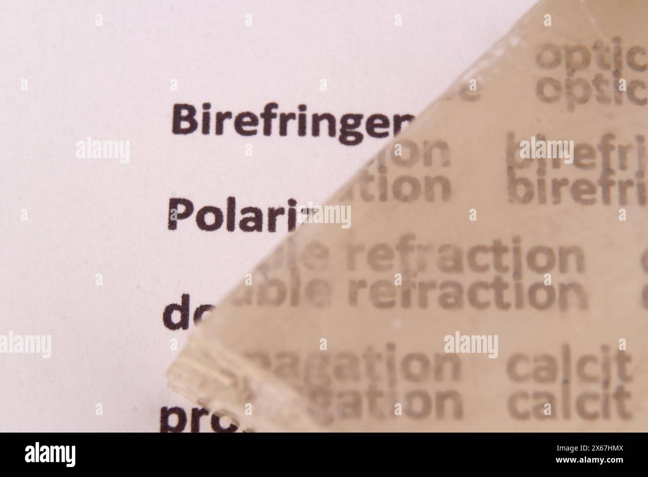 Birefringence hi-res stock photography and images - Alamy