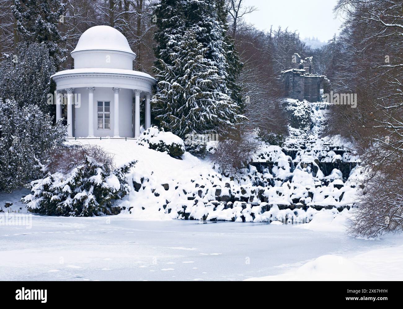 Europe, Germany, Hesse, North Hesse, Kassel, Bergpark Wilhelmshöhe ...