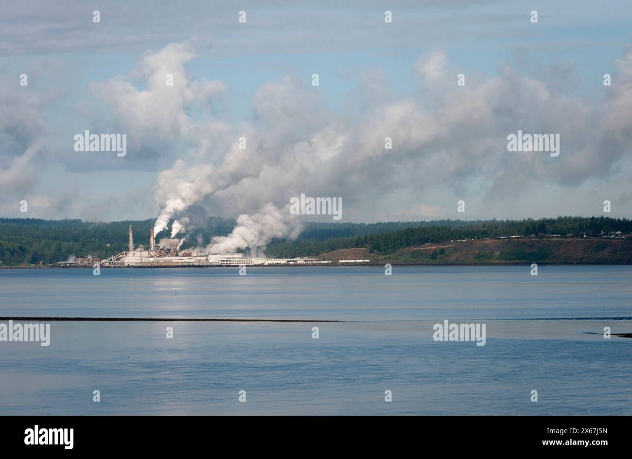 Port Townsend, Washington State, Usa. Port Townsend Paper Corporation ...