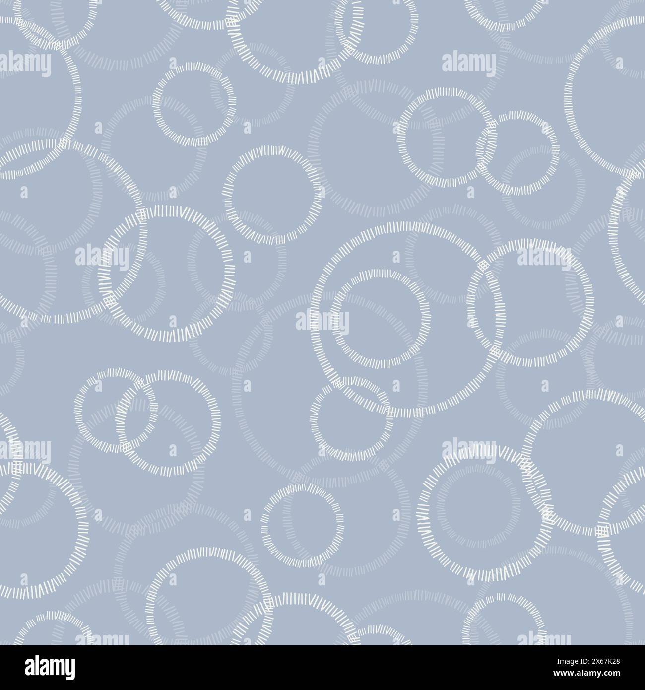Seamless vector pattern with abstract circles formed by dashes. Vector ...