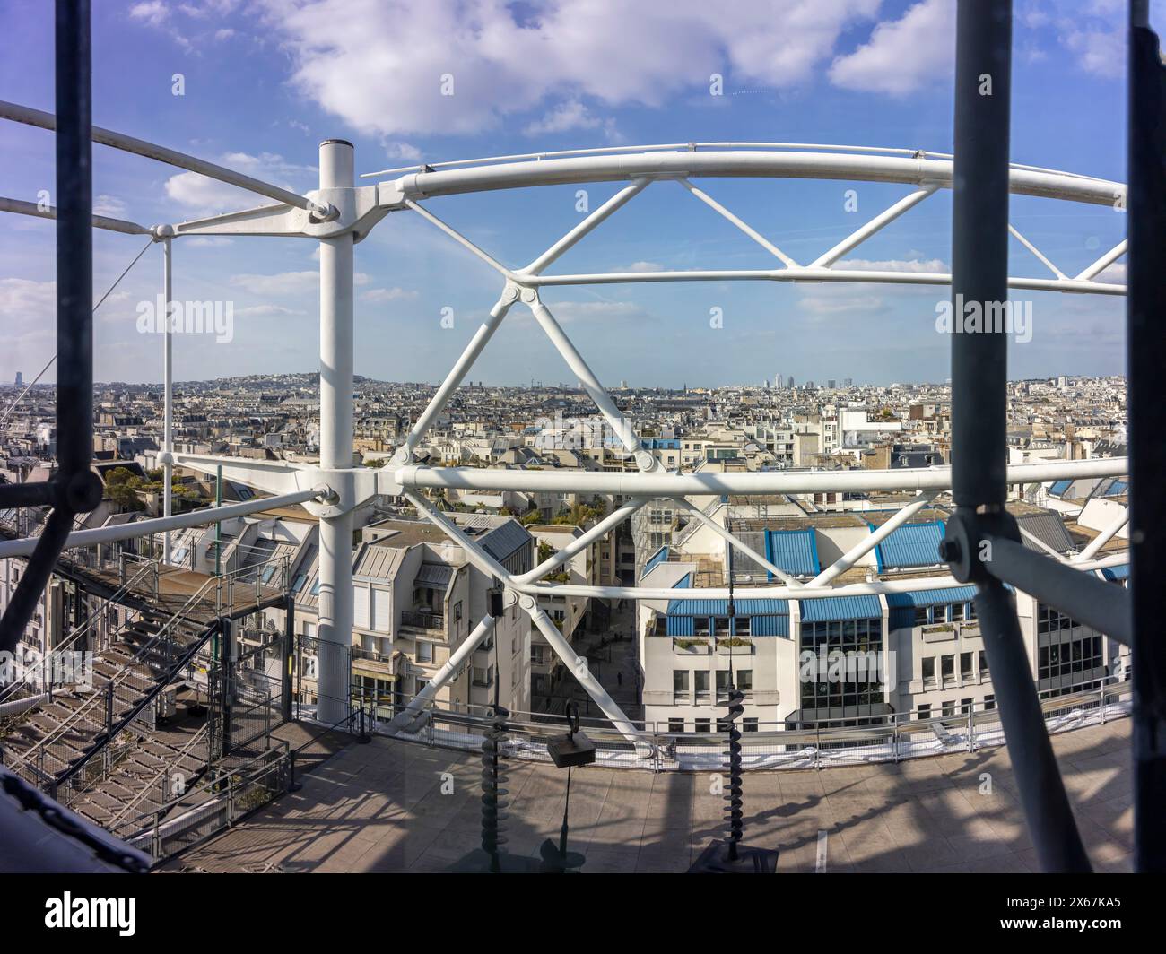 Paris, France - 05 09 2024: The Centre Pompidou: Panoramic View of ...