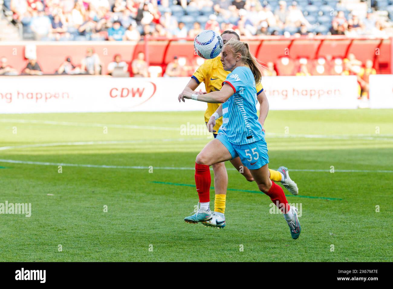 Bridgeview, Illinois, USA. 12th May, 2024. Chicago Red Stars forward ...
