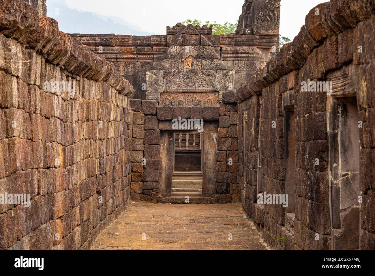 Wat Phu mountain temple, Champasak province, Laos, Asia Stock Photo - Alamy