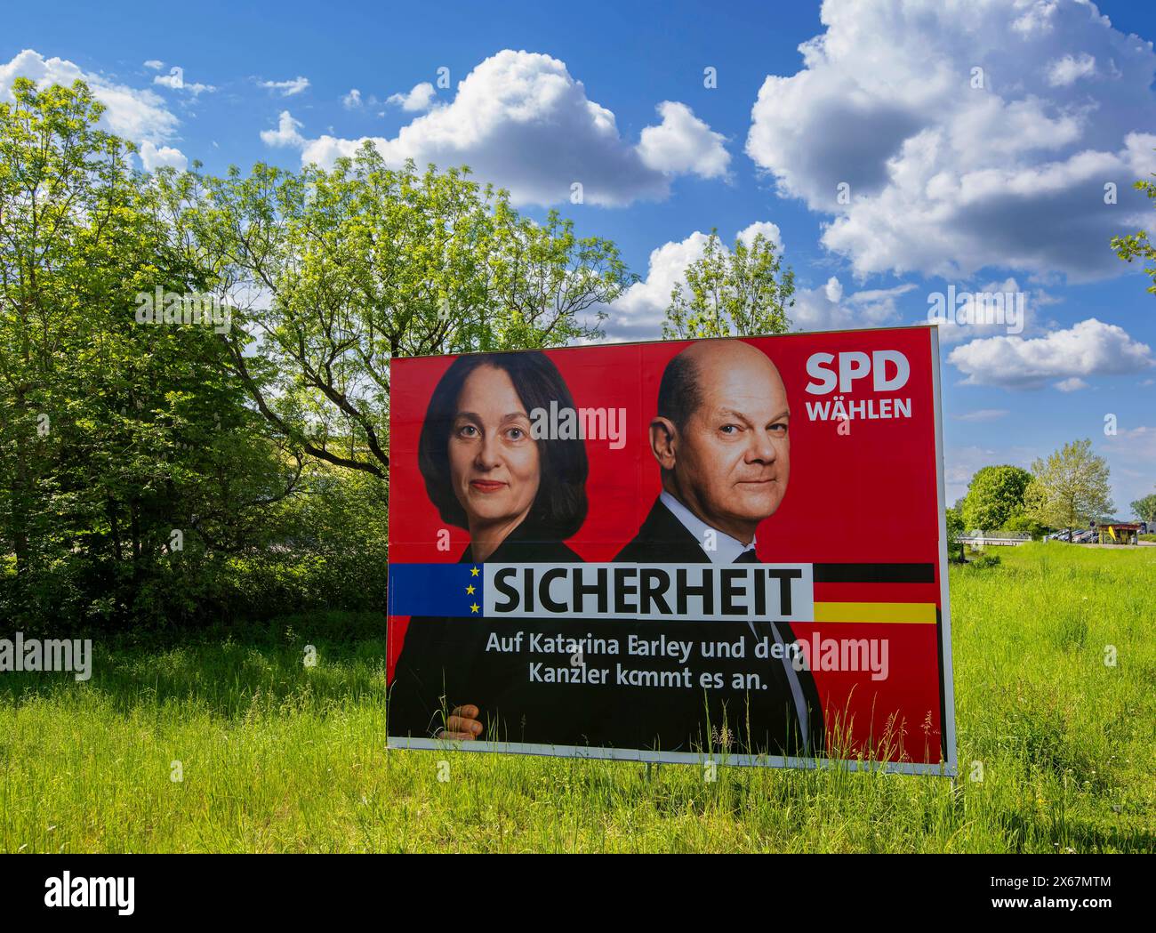 13.05.2024, Wahlplakate zur Europawahl 2024, Ort: Bad Wörishofen ...