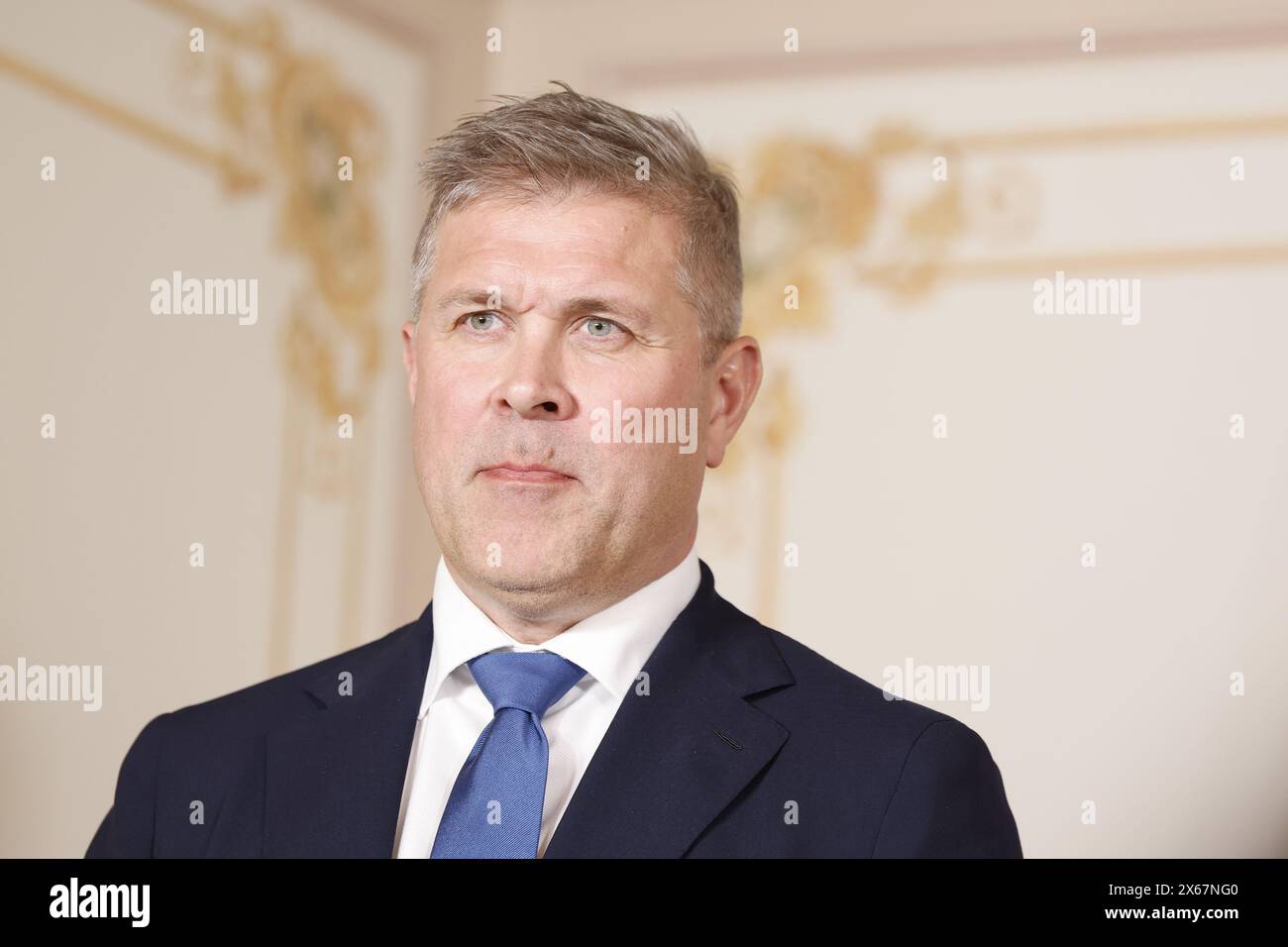 Stockholm, Sweden. 13th May, 2024. STOCKHOLM, SWEDEN 20240513Iceland's Prime Minister Bjarni ...