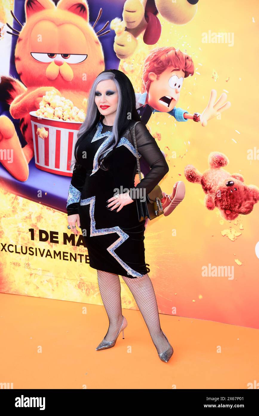 Alaska, Spanish singer attends the Premier and pose at the photocall of ...