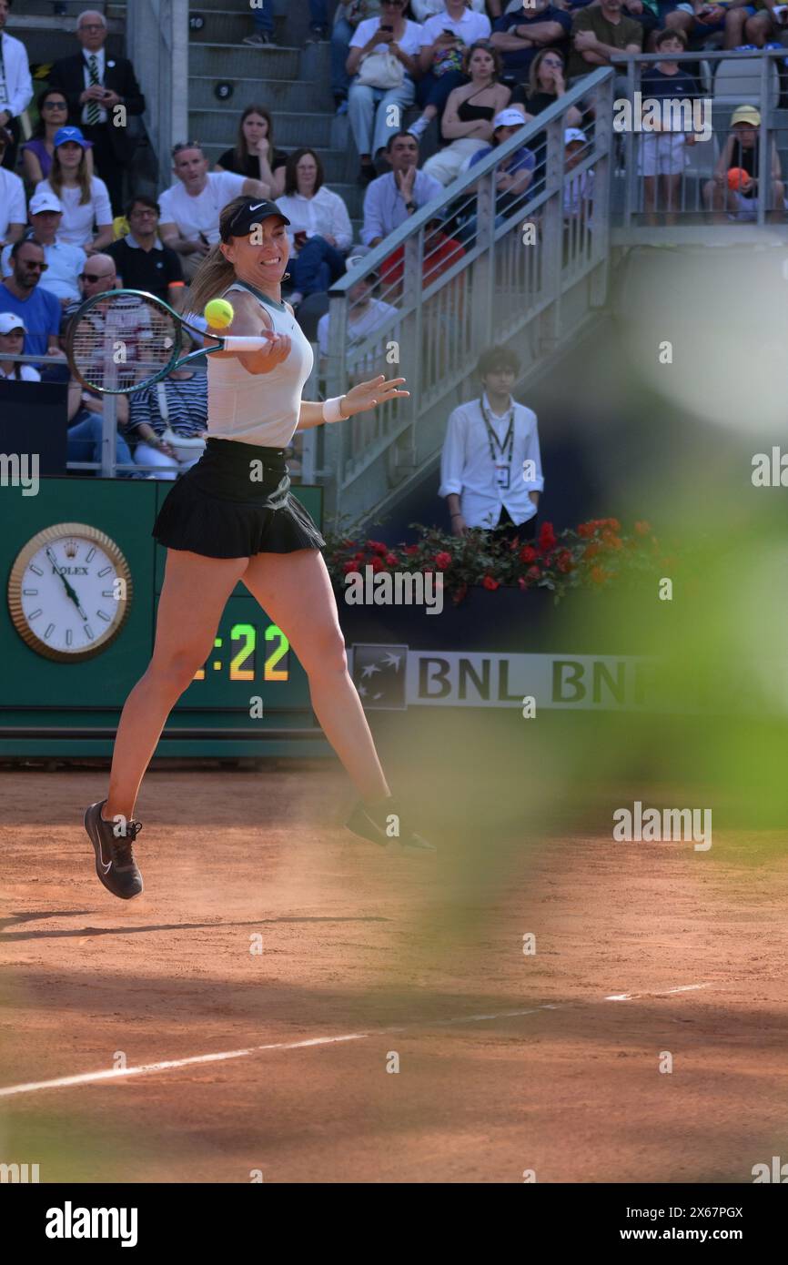 Roma, Italia. 13th May, 2024. Paula Badosa (ESP) during her match ...
