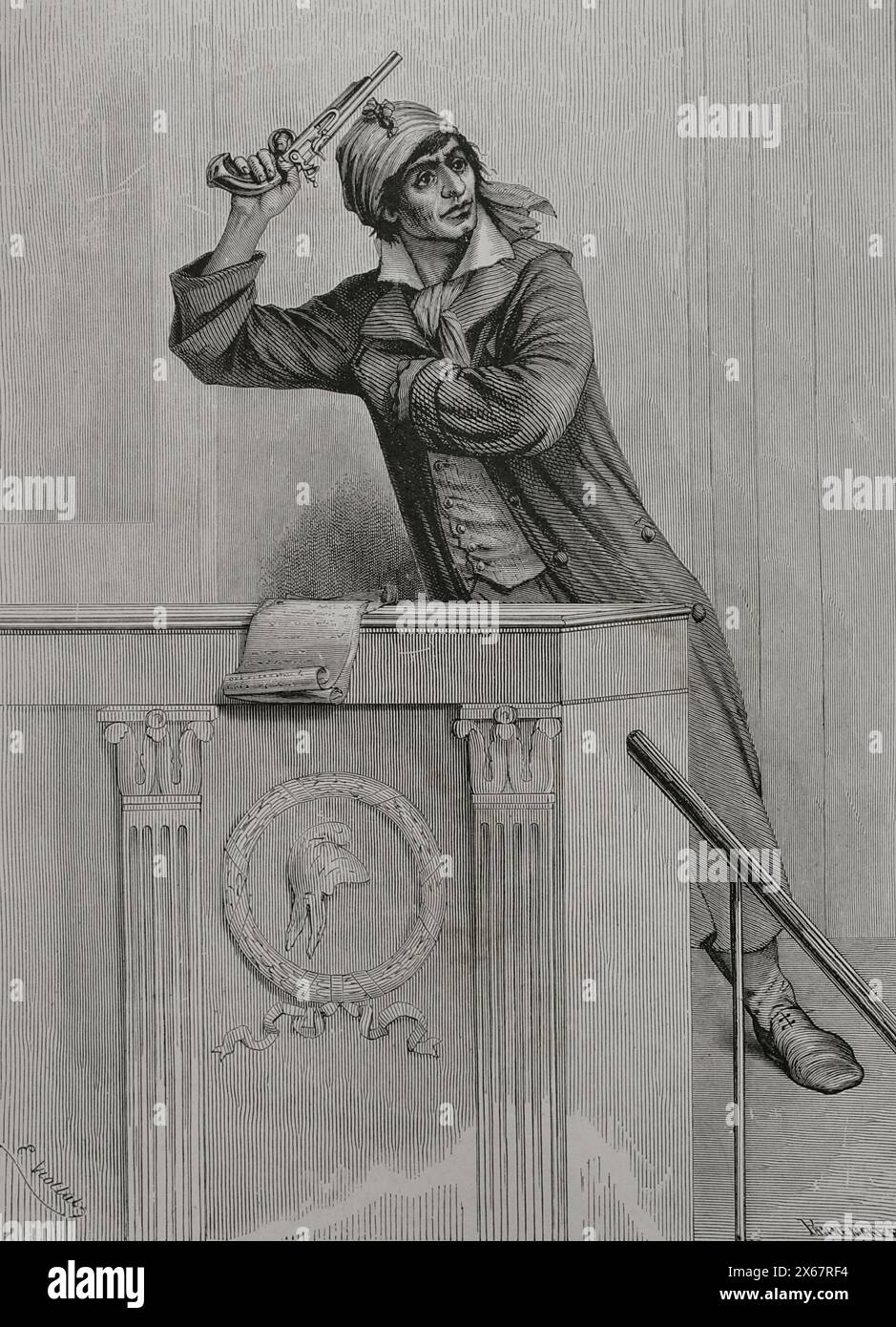 Jean-Paul Marat (1743-1793). French scientist and physician who became ...