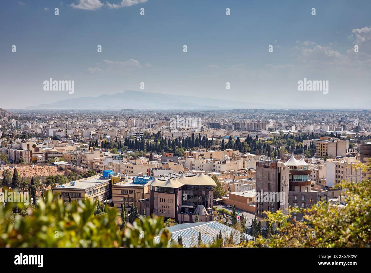 Aerial view of Shiraz city in the Fars Province of Iran Stock Photo - Alamy