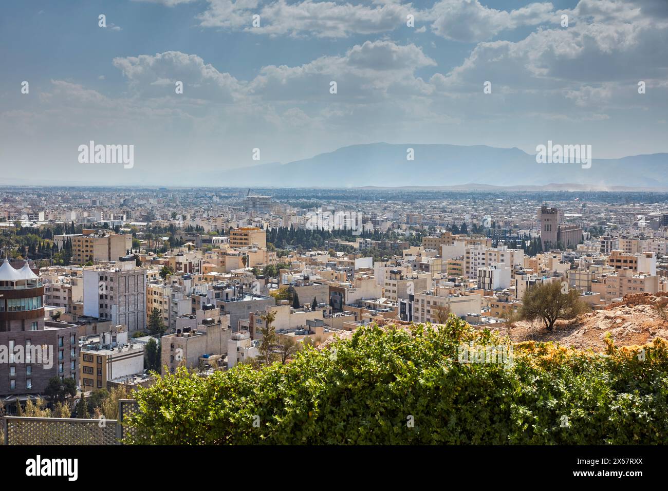 Aerial view of Shiraz city in the Fars Province of Iran Stock Photo - Alamy