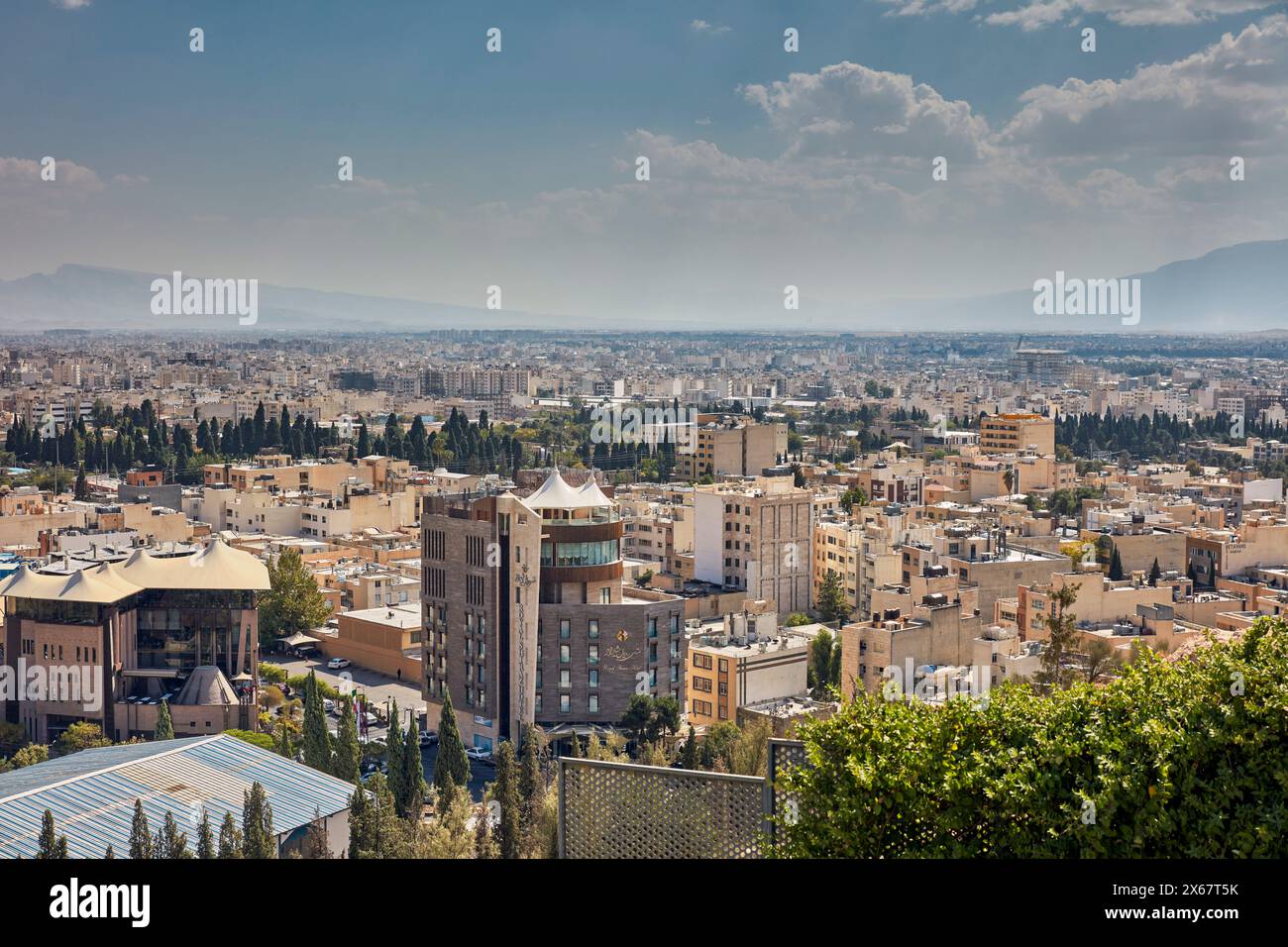 Aerial view of Shiraz city in the Fars Province of Iran Stock Photo - Alamy