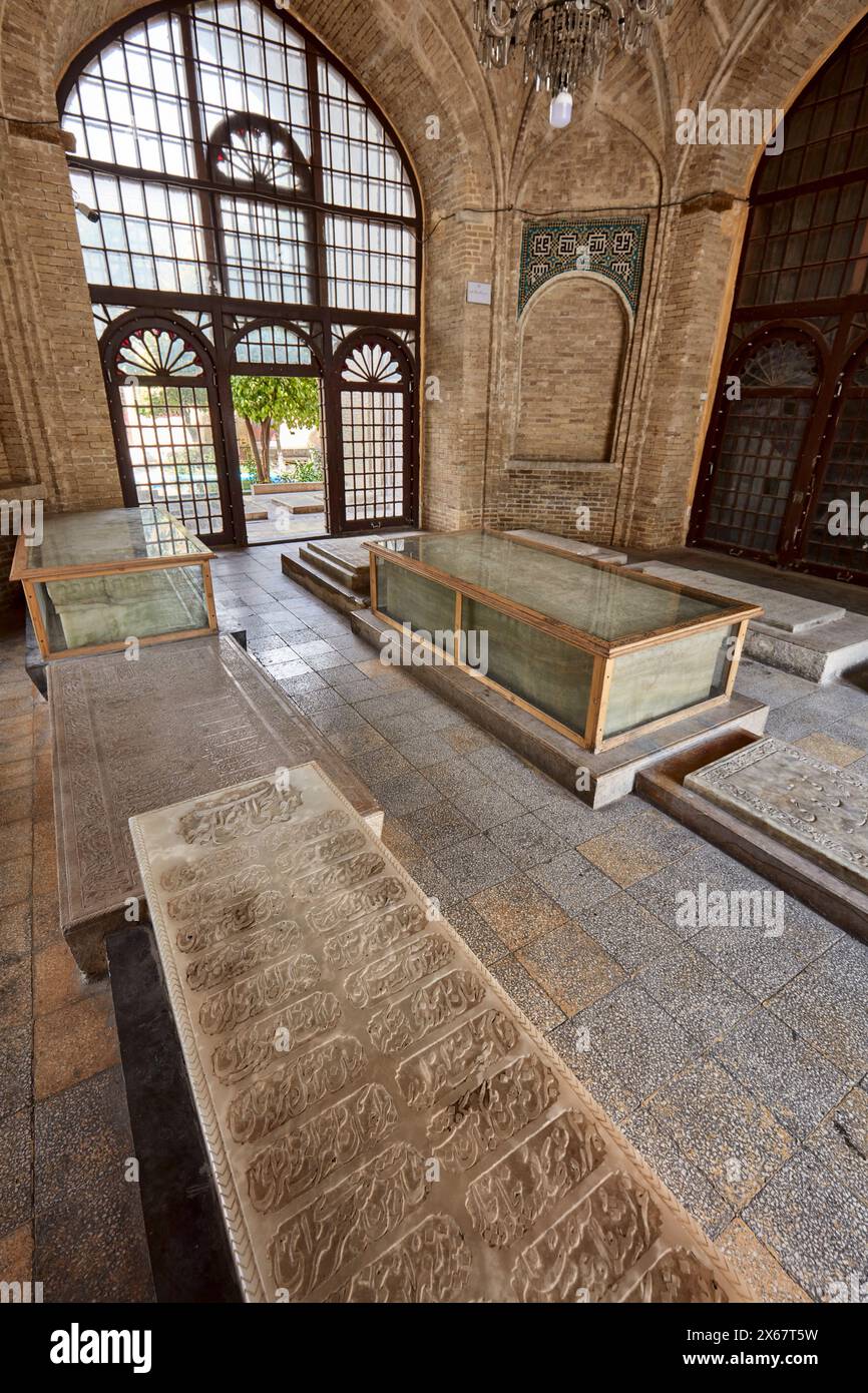 Interior view of the artists’ cemetery in Musalla Gardens at the Tomb ...