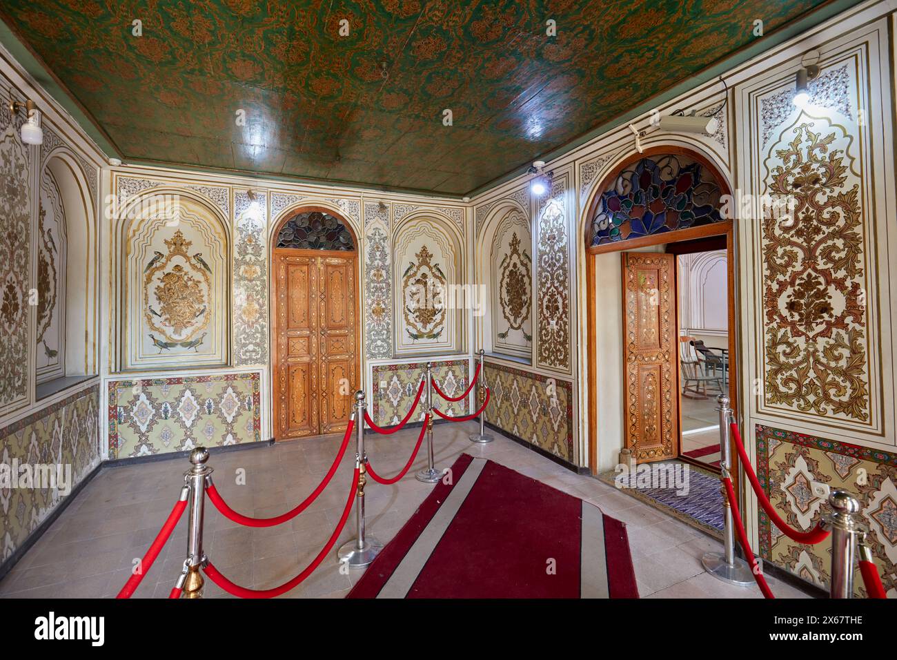 Interior view of a room in Qavam House (Narenjestan-e Ghavam), 19th ...