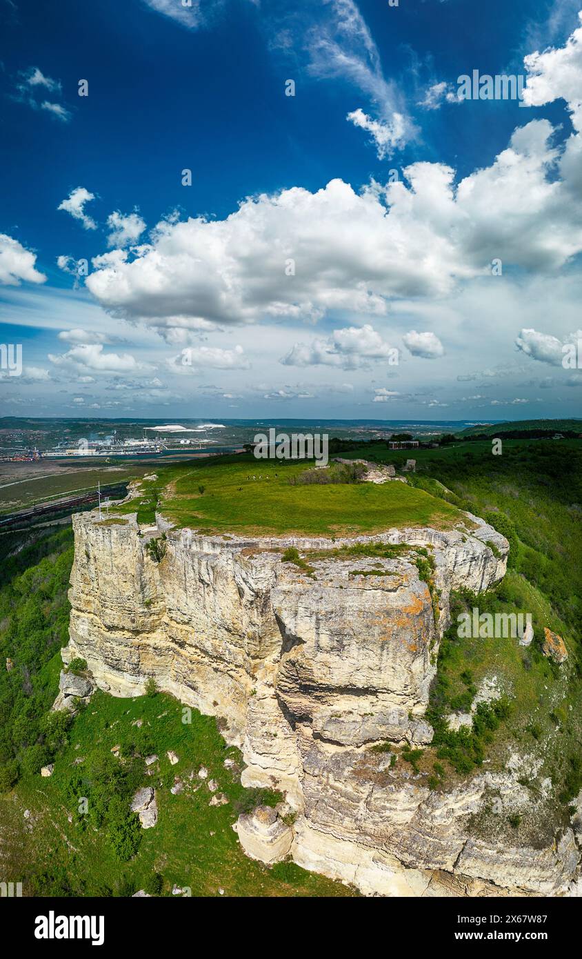 Drone view The fortress Petrich Kale (Razdelna-Varna-Bulgaria Stock ...