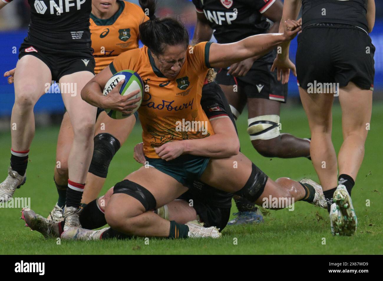 Sydney, Australia. 11th May, 2024. Siokapesi Palu of Australia women ...