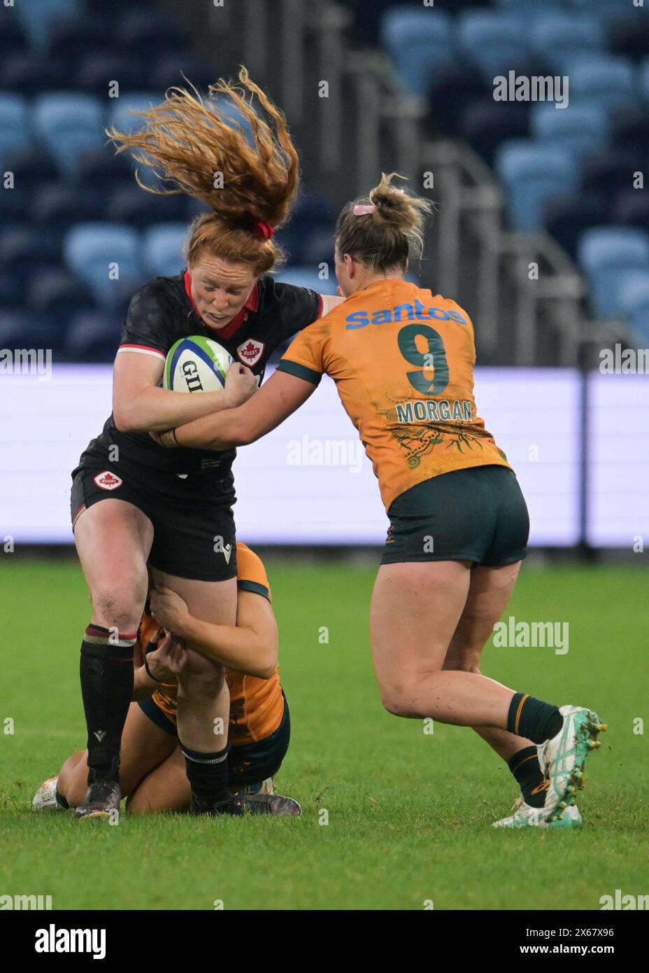 Sydney, Australia. 11th May, 2024. Alexandra Tessier (L) of Canada ...