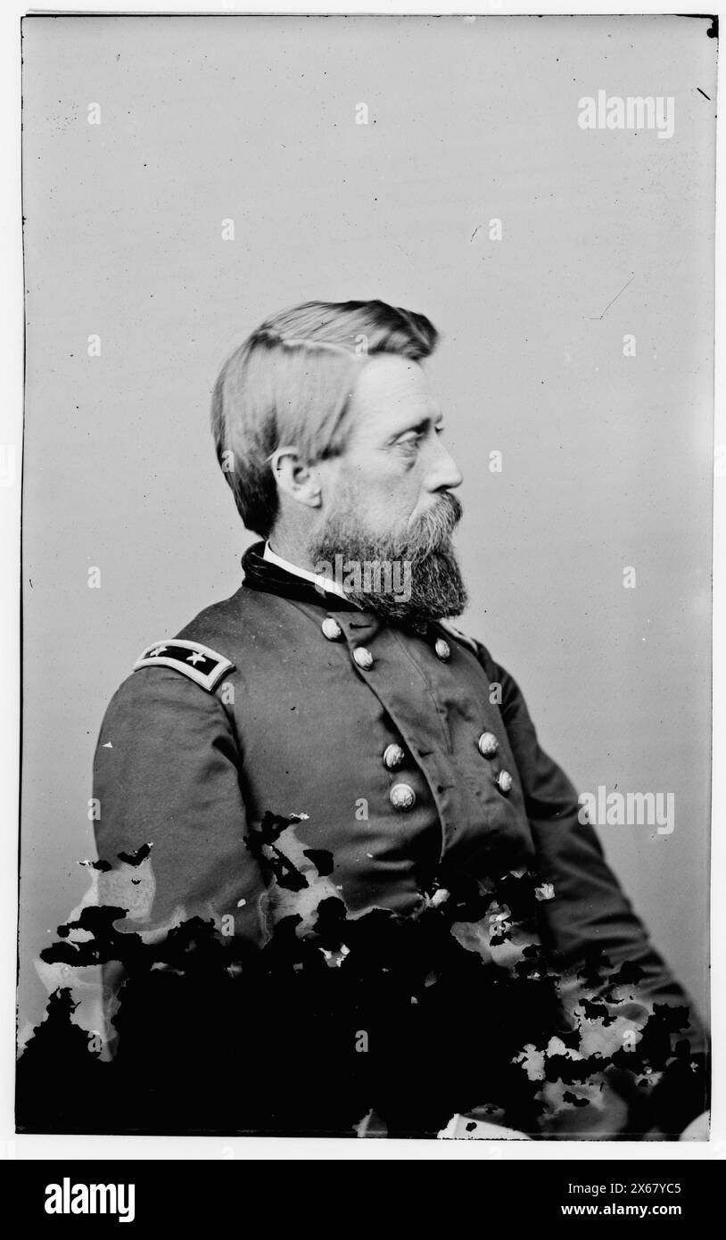 Maj. Gen. Jefferson C. Davis, Civil War Photographs 1861-1865 Stock ...