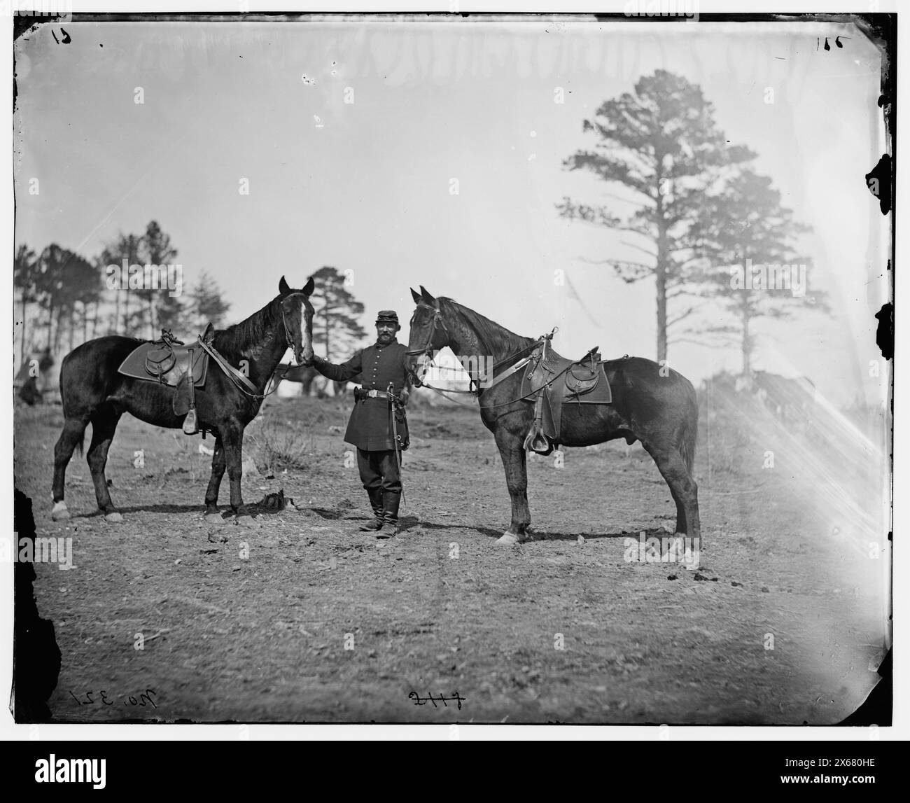 Falmouth, Virginia. Col. George Henry Sharpe's horses, headquarters ...