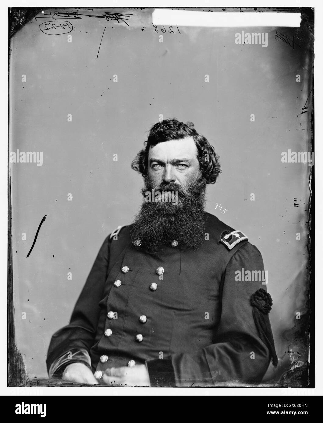 Gen. J.S. Robinson, U.S.A., Civil War Photographs 1861-1865 Stock Photo ...