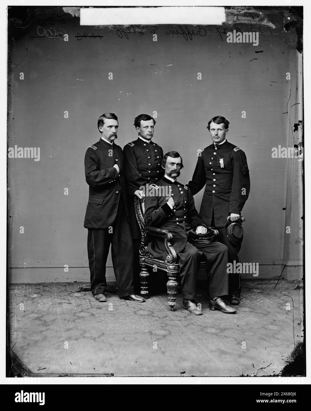 Gen. Charles Griffin and staff, Civil War Photographs 1861-1865 Stock ...