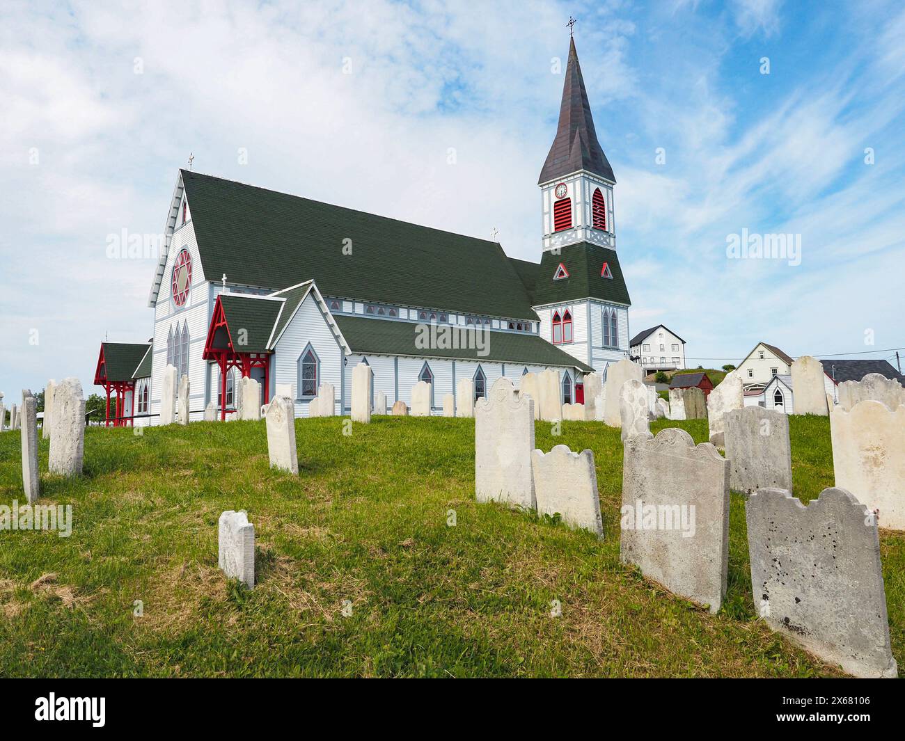 Canada, cemetery, Newfoundland, St. Paul's Anglican Church, town of ...