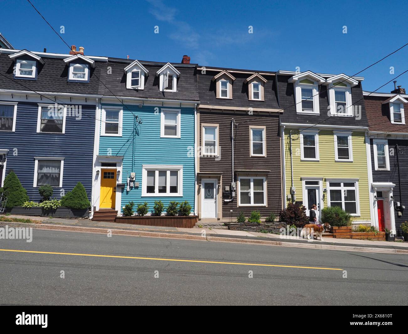 Atlantic Ocean, buildings, Canada, cheerful, city of St John's, coastal ...