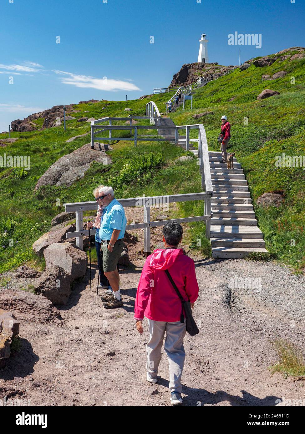 Atlantic Ocean, Canada, Cape Spear Lighthouse National Historic Site ...
