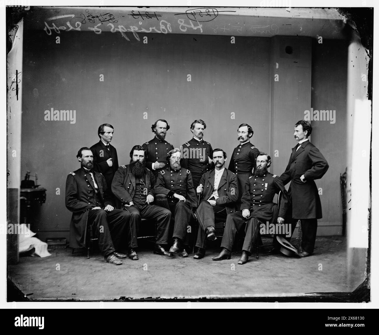 General Henry S. Briggs and staff, Civil War Photographs 1861-1865 ...