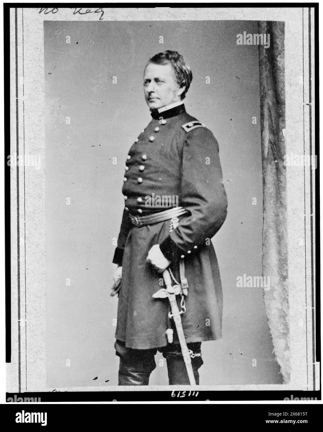 Maj. General Joseph Hooker, three-quarter length portrait, standing ...