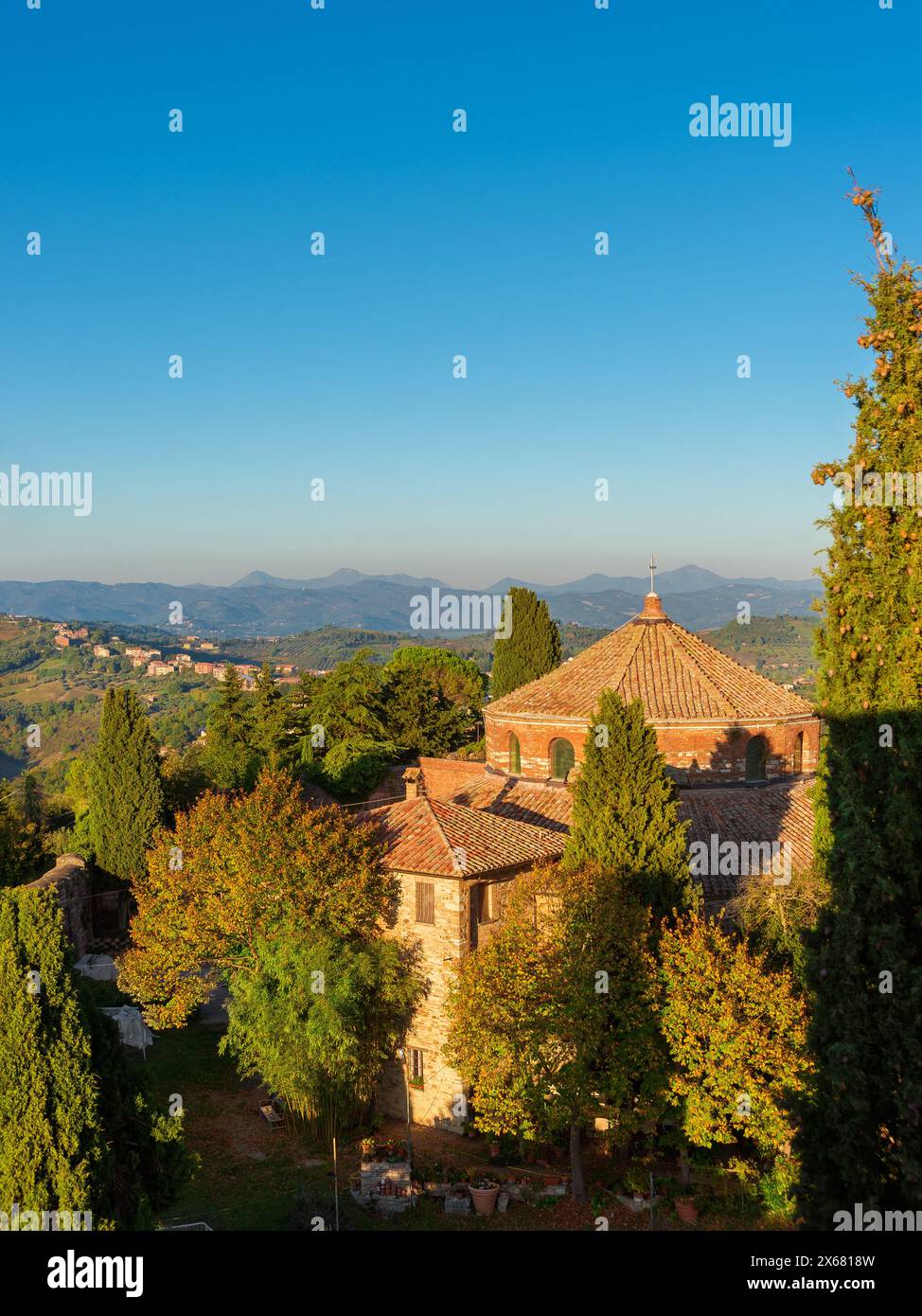 Temple of Saint Michael in Perugia, a very old church built in the 5th ...