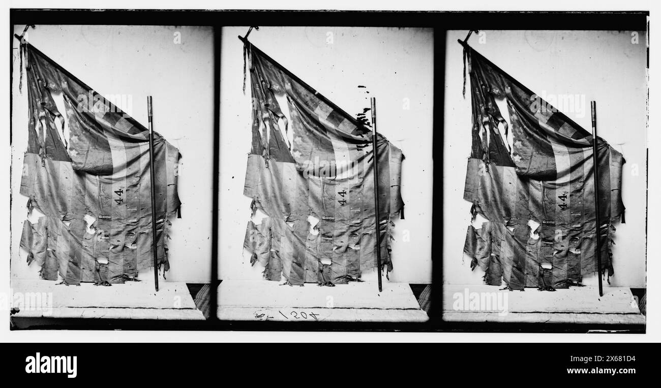 Flag of Regt., 44th N.Y. Inf., Civil War Photographs 1861-1865 Stock ...