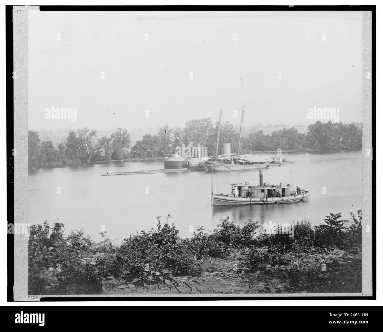 The monitor Canonicus, James River, Va., Civil War Photographs 1861 ...