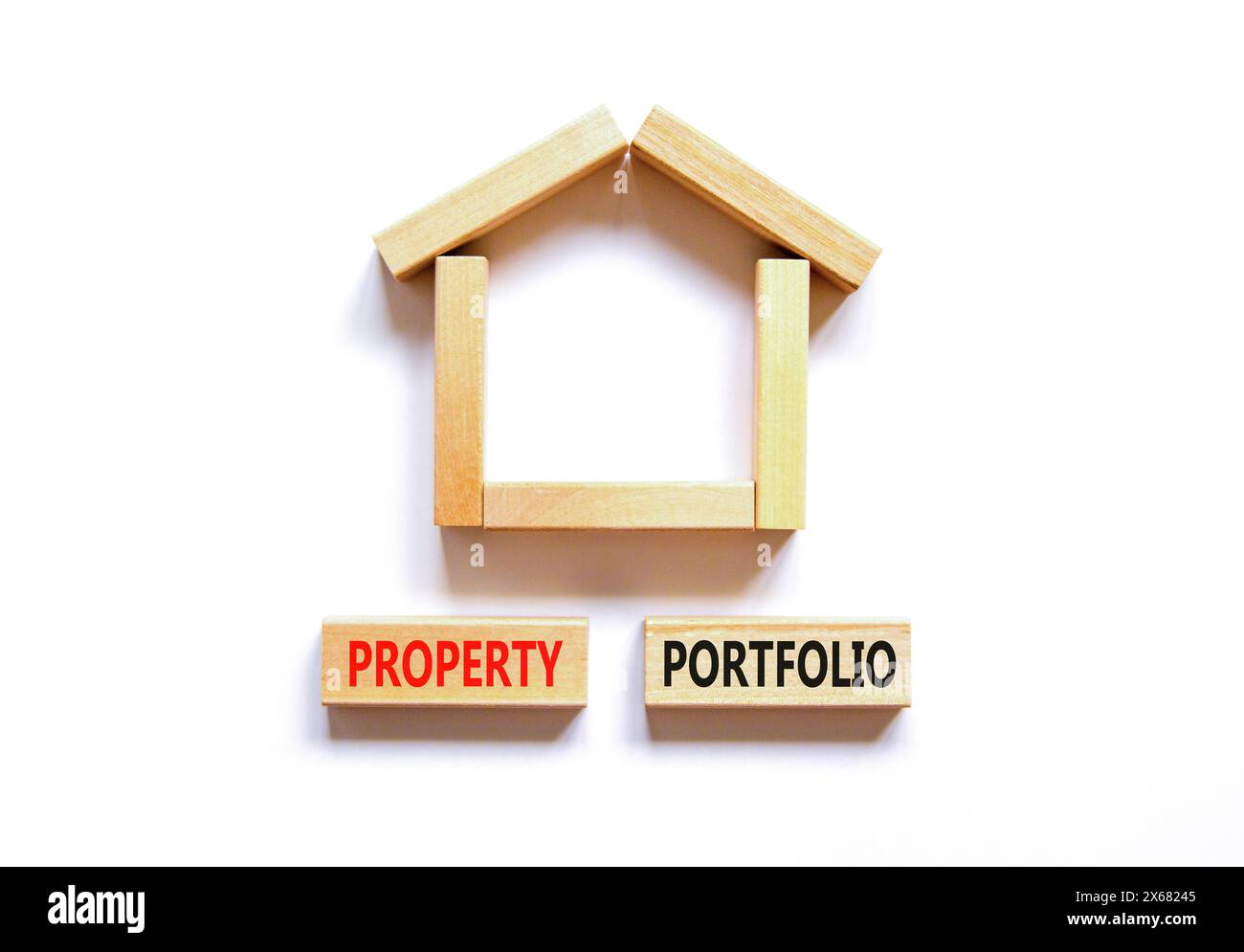 Property portfolio symbol. Concept words Property portfolio on ...