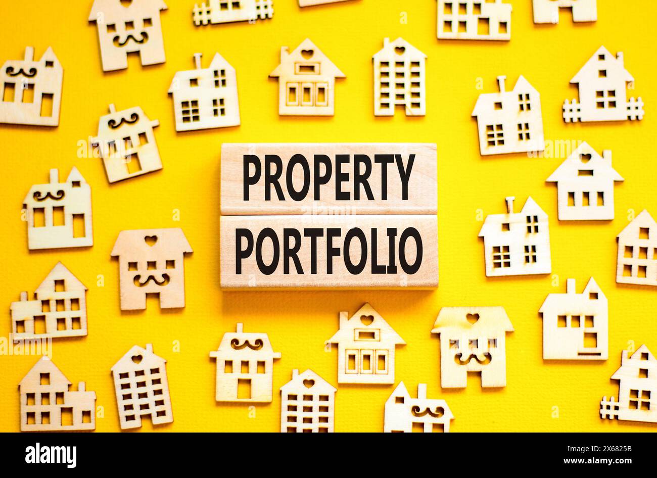 Property portfolio symbol. Concept words Property portfolio on ...