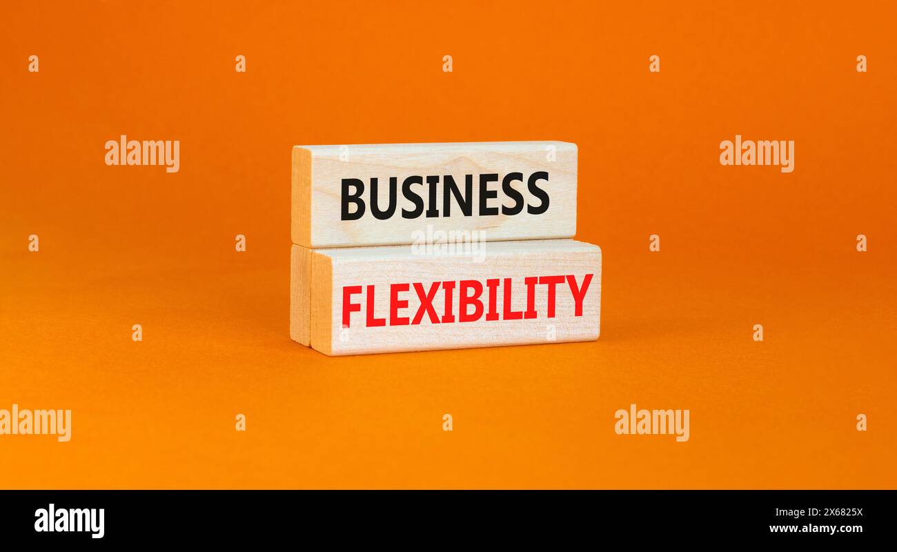 Business flexibility symbol. Concept words Business flexibility on ...