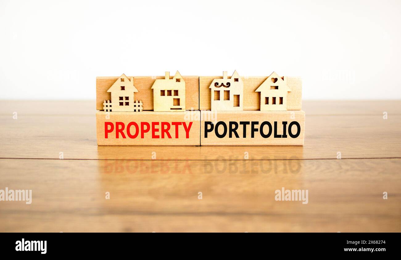 Property portfolio symbol. Concept words Property portfolio on ...