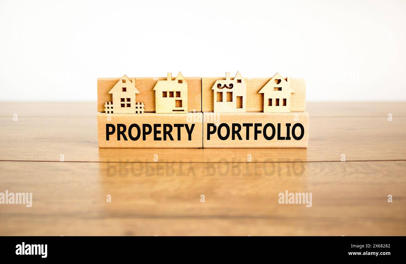 Property portfolio symbol. Concept words Property portfolio on ...