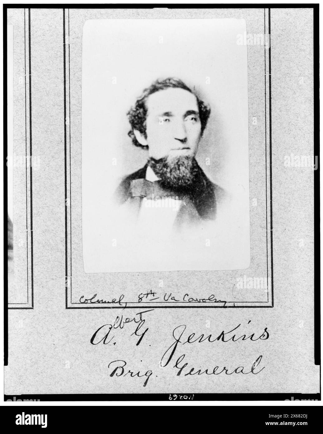 Albert G. Jenkins, Brig. General, head-and-shoulders portrait, facing ...